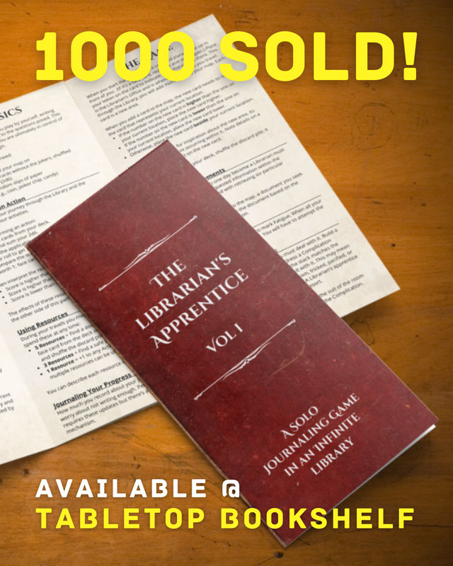 SHOP NEWS: 1000 Sold! The Librarian's Apprentice – Tabletop Bookshelf