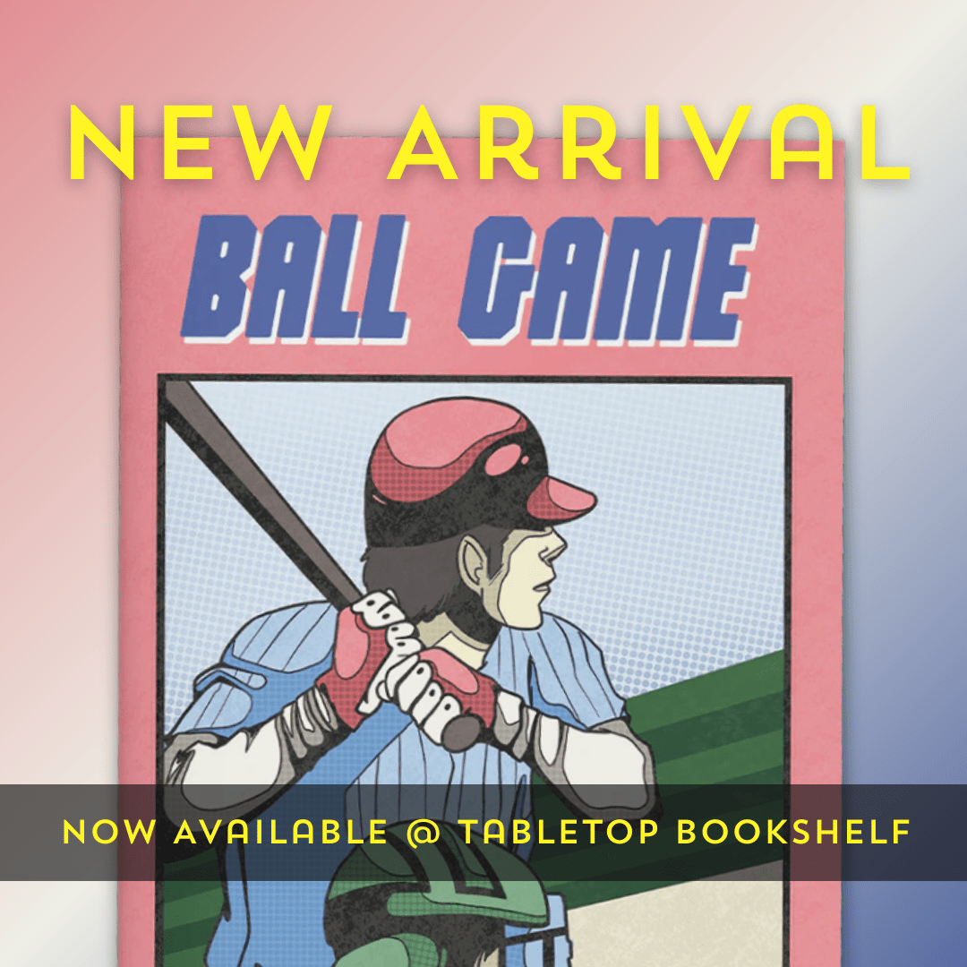 NEW ARRIVAL: Ball Game – Tabletop Bookshelf