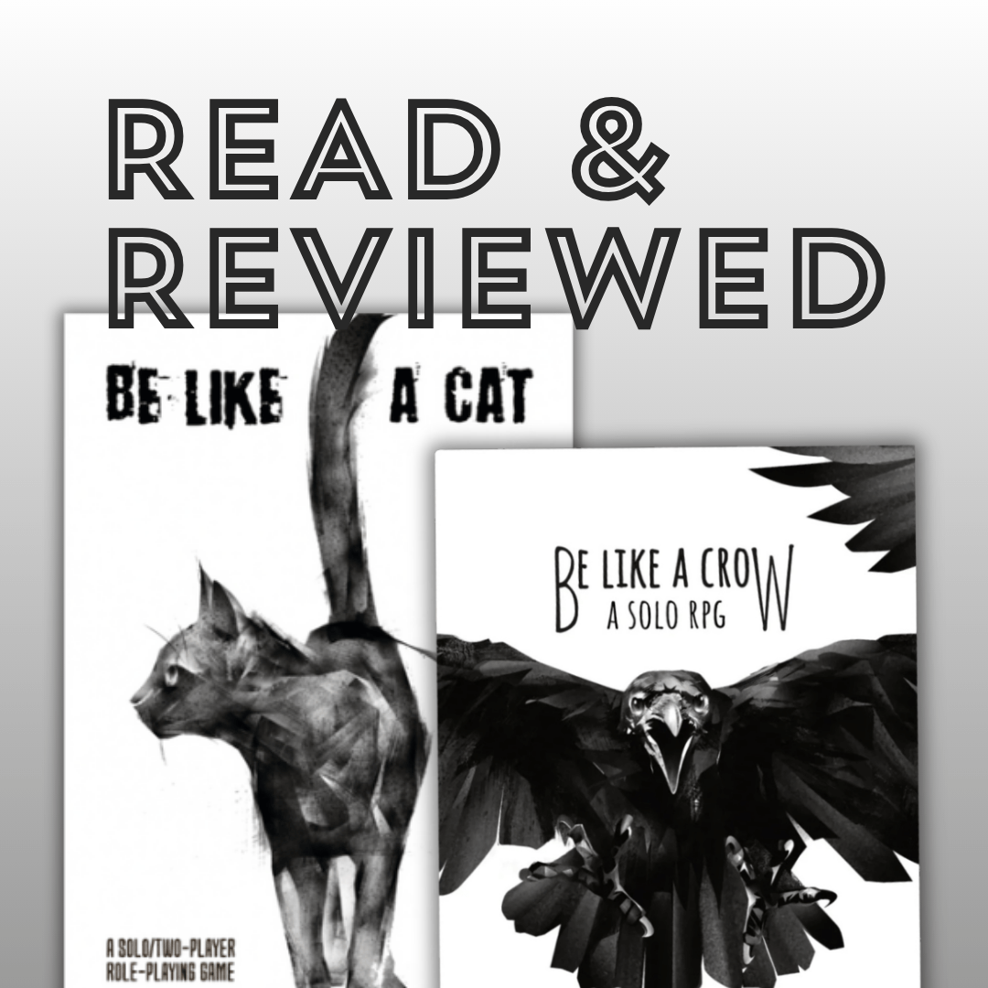 NEW REVIEW: Be Like A Cat / Be Like A Crow – Tabletop Bookshelf