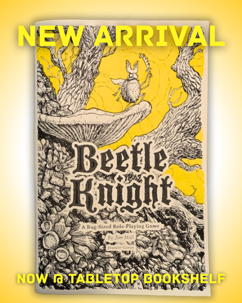 NEW ARRIVAL: Beetle Knight – Tabletop Bookshelf