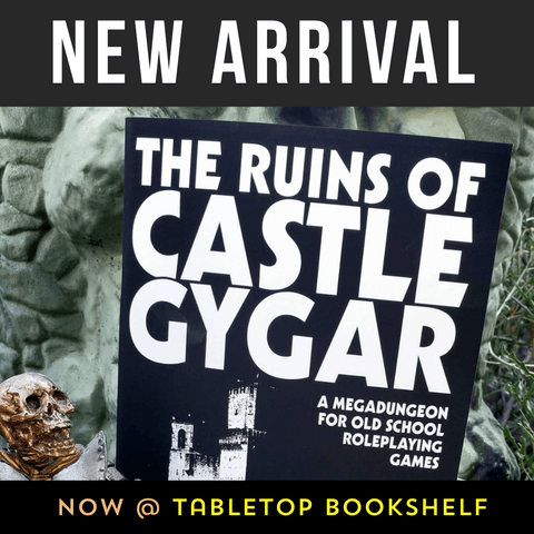 NEW ARRIVAL: The Ruins of Castle Gygar – Tabletop Bookshelf