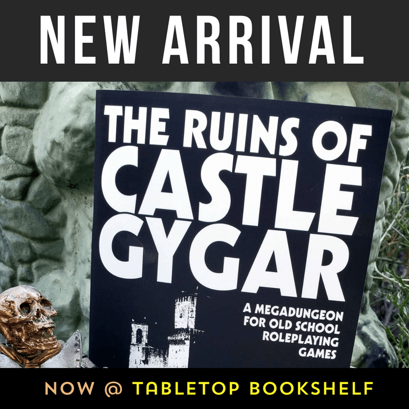 NEW ARRIVAL: The Ruins of Castle Gygar – Tabletop Bookshelf