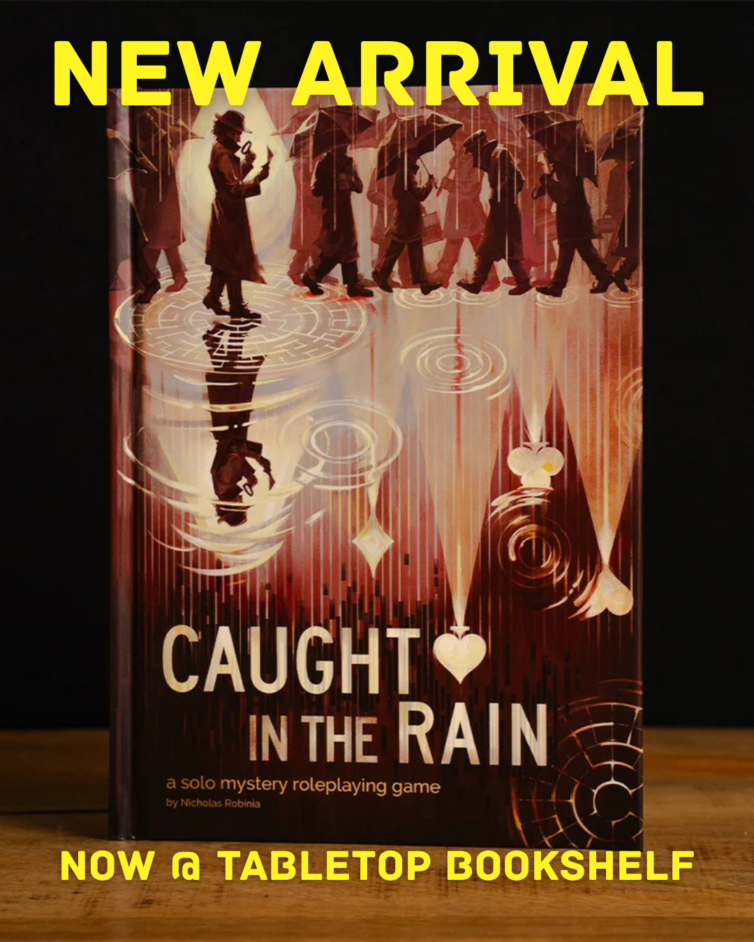NEW ARRIVAL: Caught in the Rain – Tabletop Bookshelf
