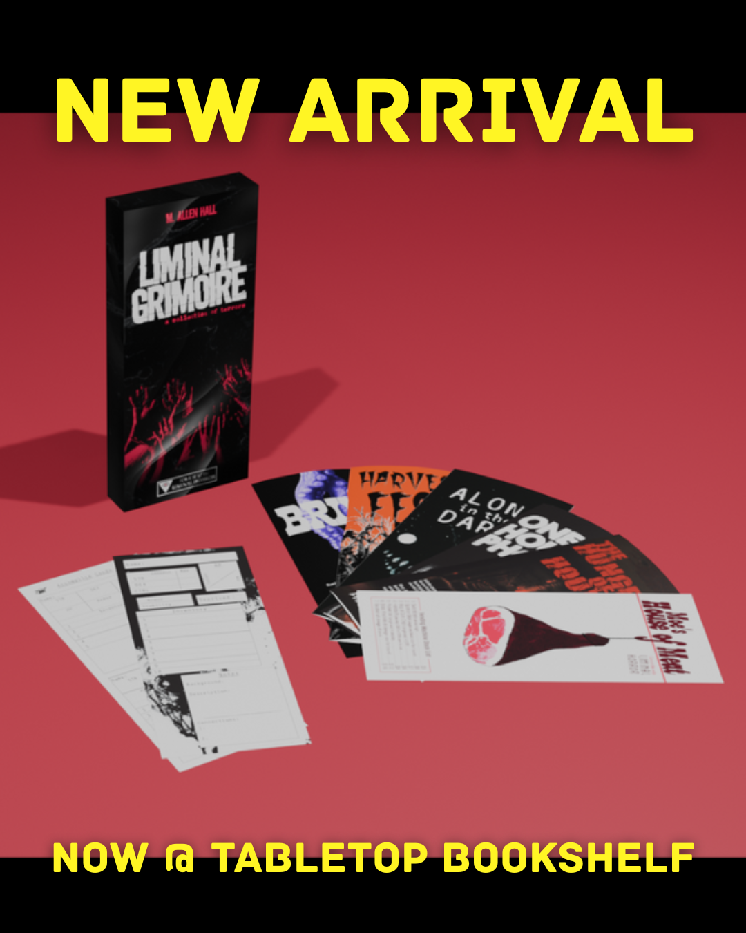 NEW ARRIVAL: Liminal Grimoire – Tabletop Bookshelf