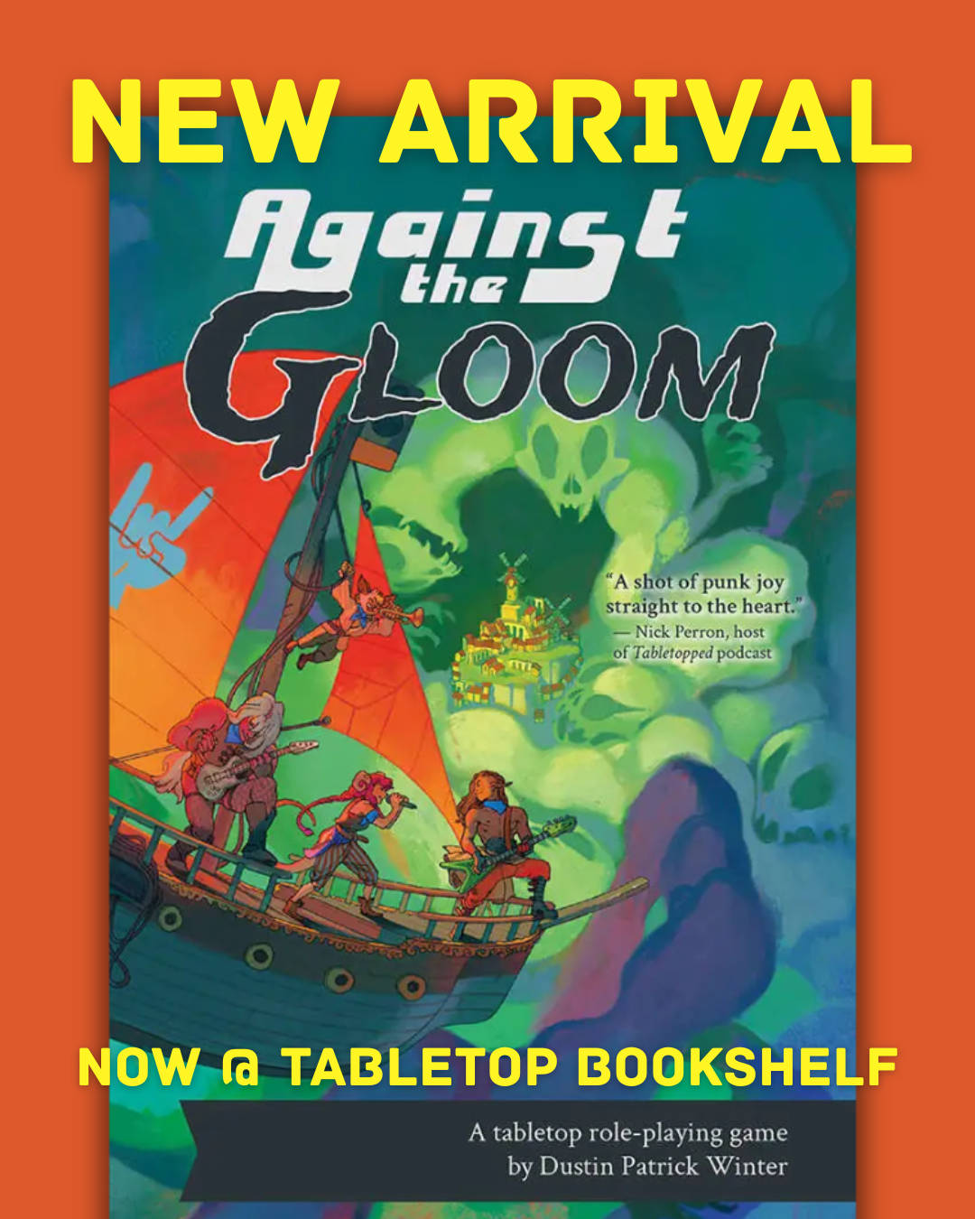 NEW ARRIVAL: Against the Gloom – Tabletop Bookshelf