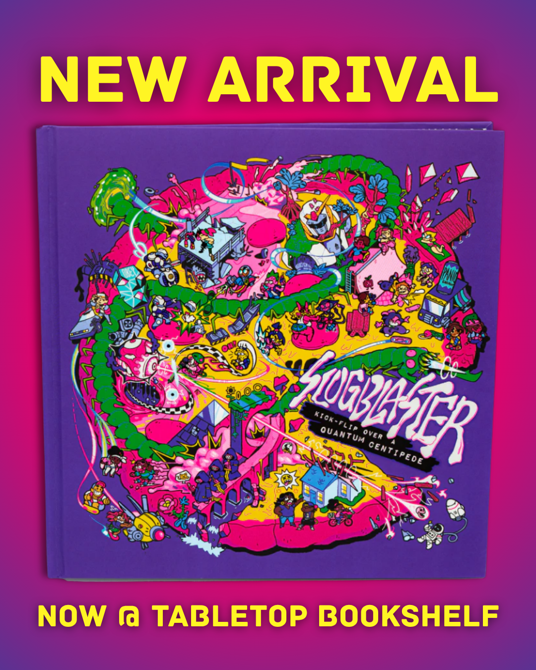 NEW ARRIVAL: Slugblaster – Tabletop Bookshelf