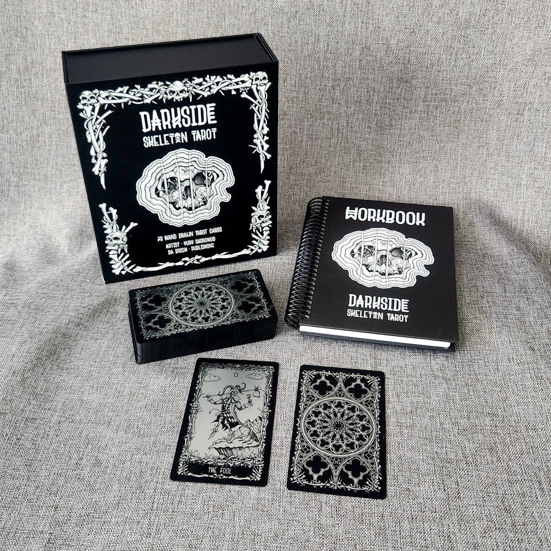 Darkside Skeleton Tarot Cards Deck Premium Edition – Tabletop Bookshelf