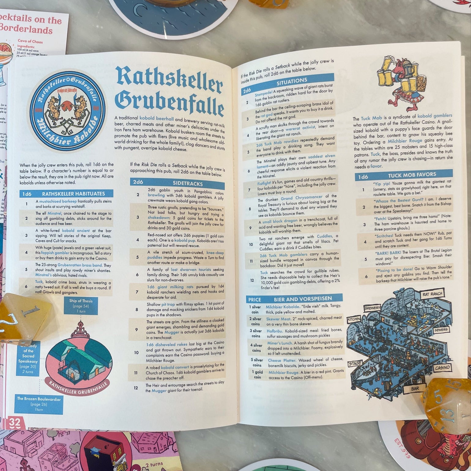 Barkeep on the Borderlands – Tabletop Bookshelf