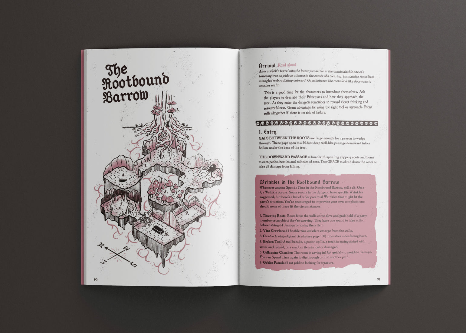 Perils & Princesses – Tabletop Bookshelf