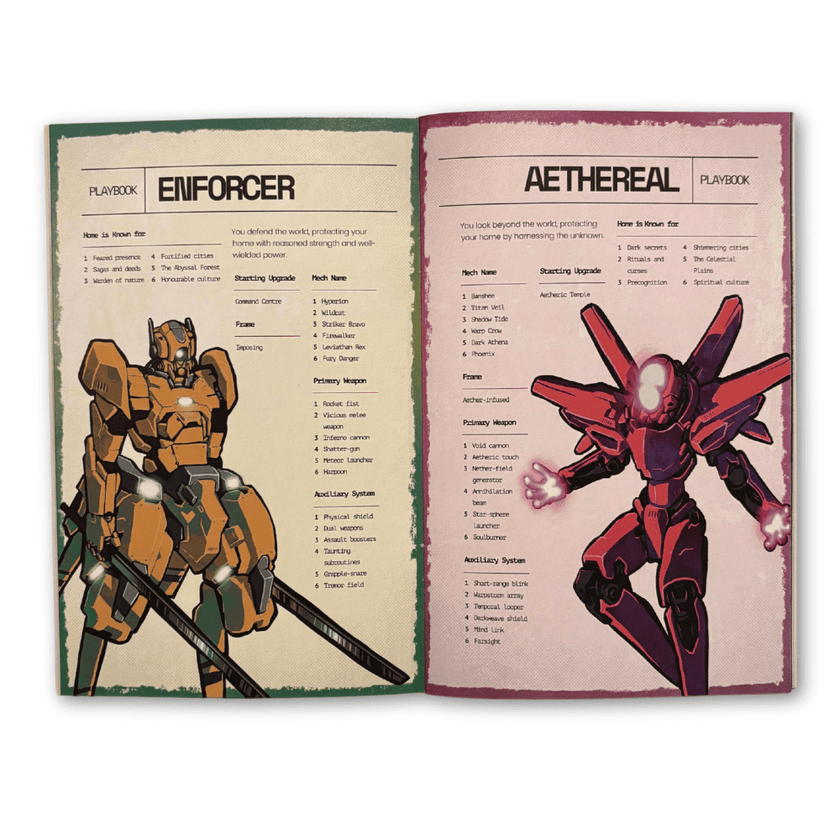 HOME - Mech x Kaiju Mapmaking RPG – Tabletop Bookshelf