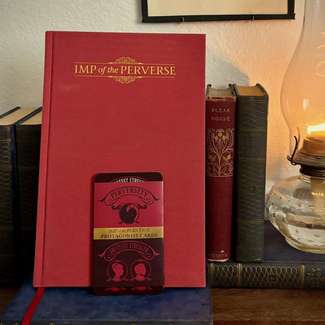 Imp of the Perverse Bundle – Tabletop Bookshelf
