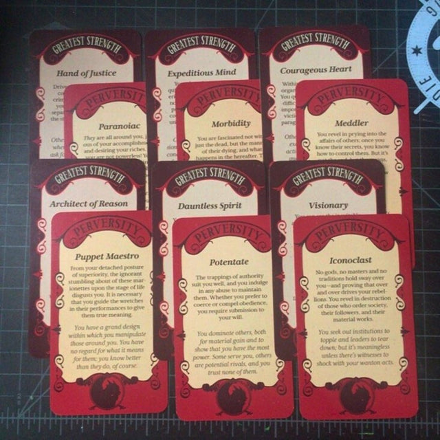 Imp of the Perverse Protagonist Cards – Tabletop Bookshelf