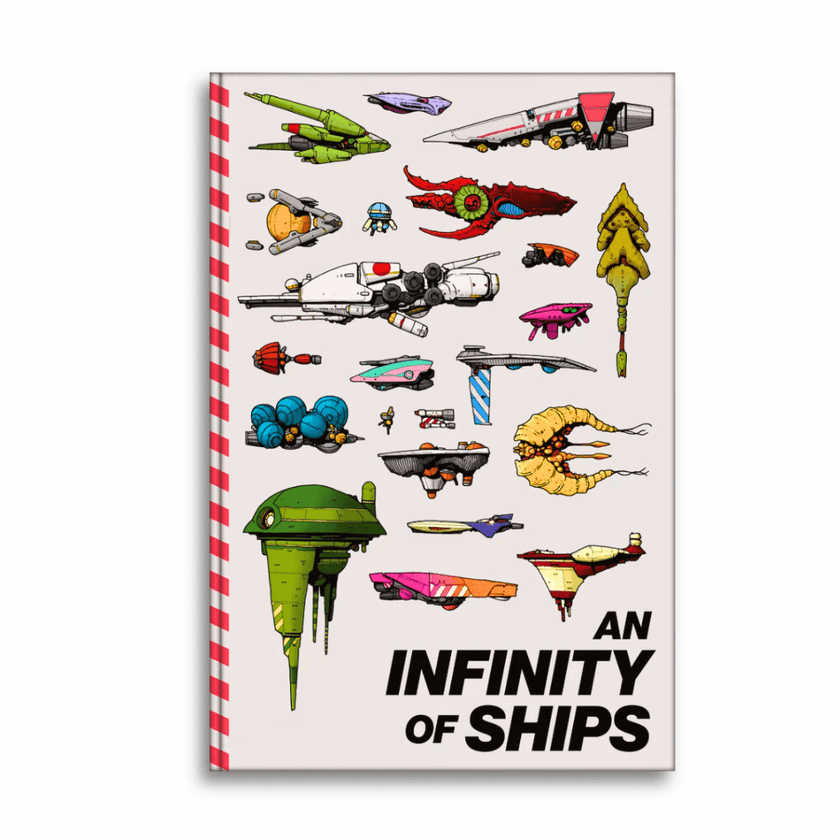 An Infinity of Ships [SCRATCH & DENT] – Tabletop Bookshelf