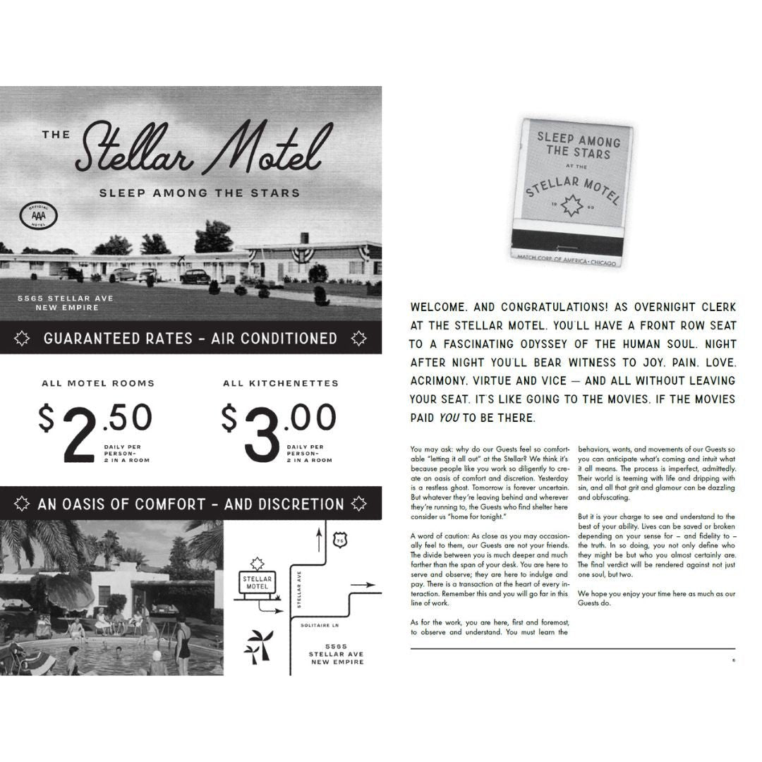 No-Tell Motel – Tabletop Bookshelf