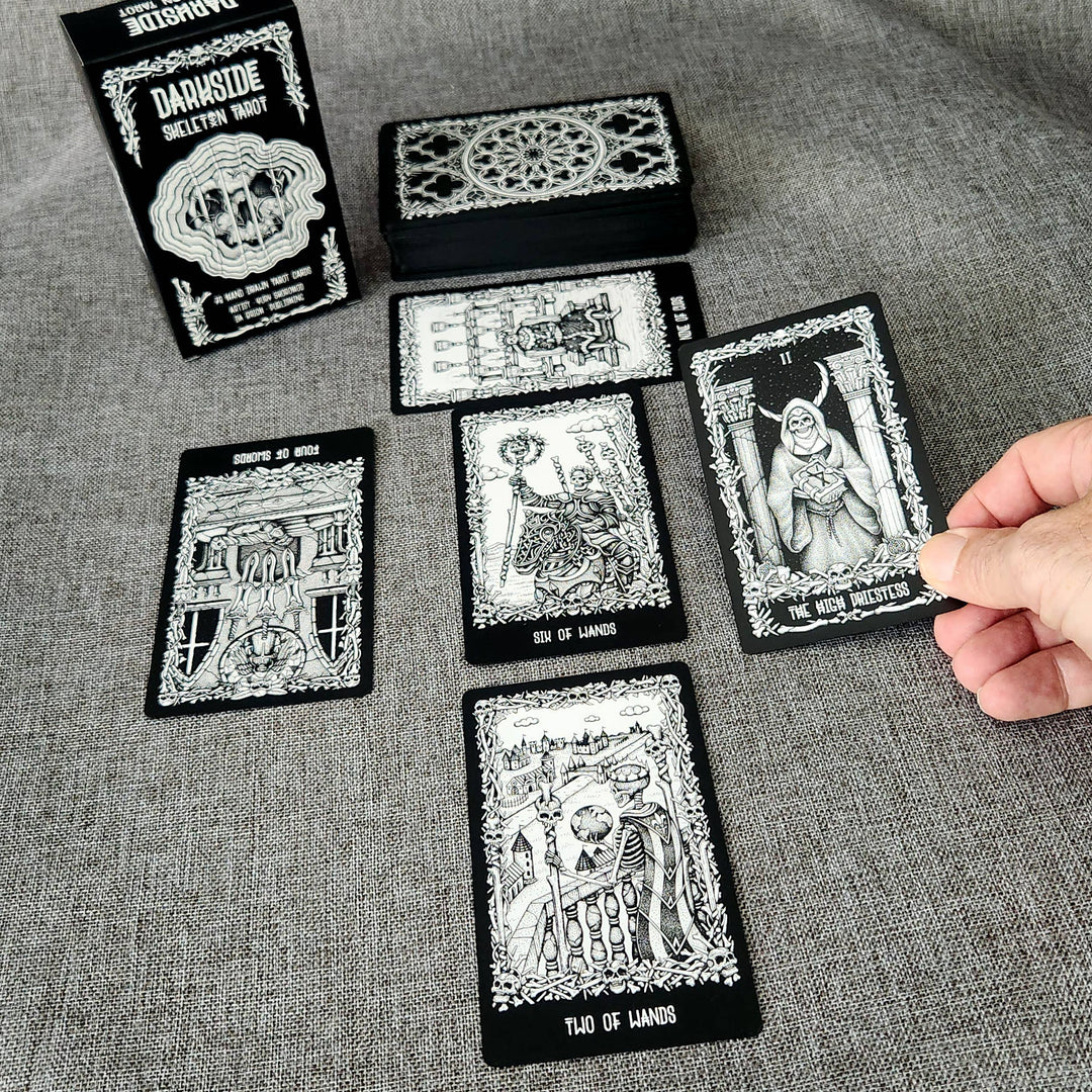 Darkside Skeleton Tarot Cards Deck – Tabletop Bookshelf