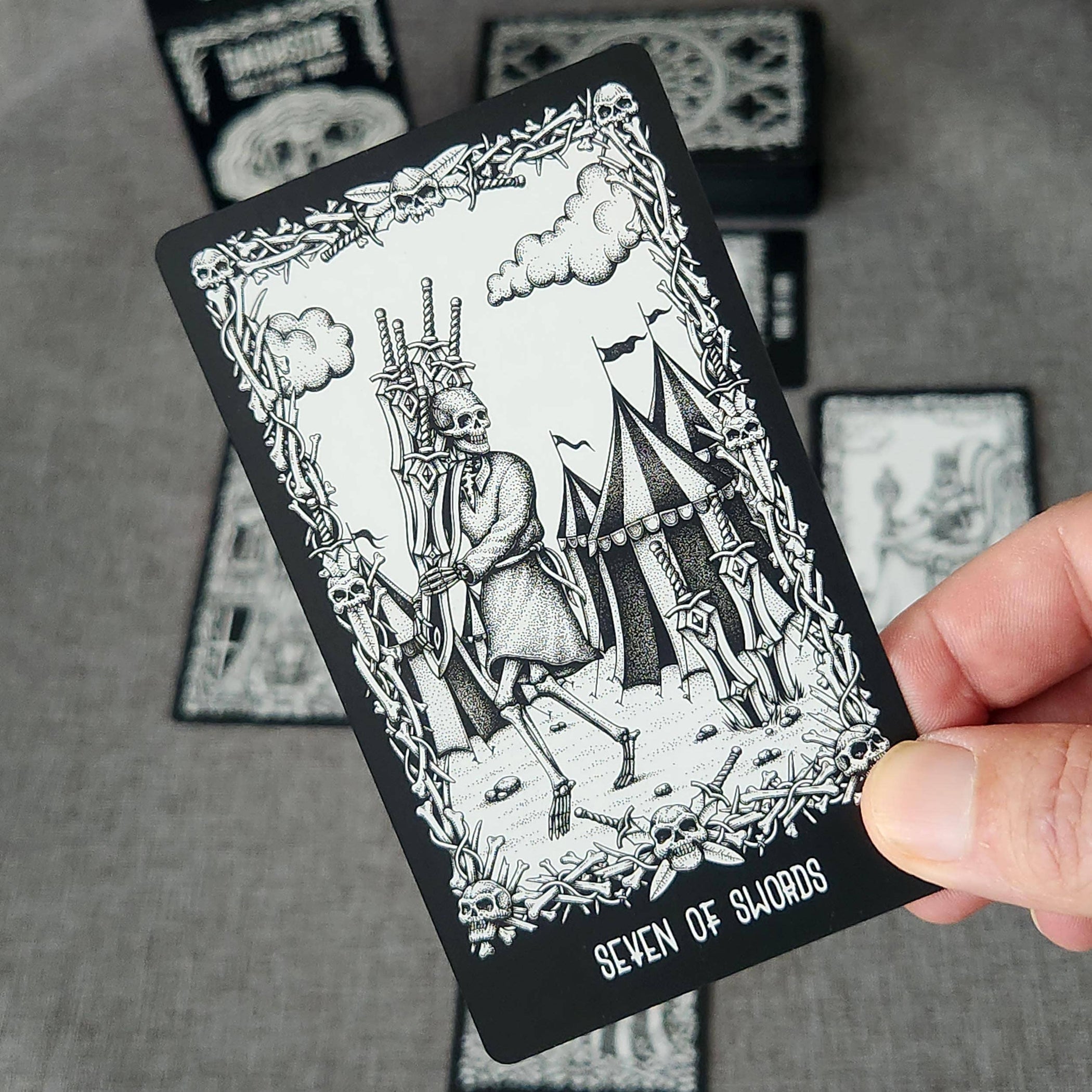 Darkside Skeleton Tarot Cards Deck – Tabletop Bookshelf