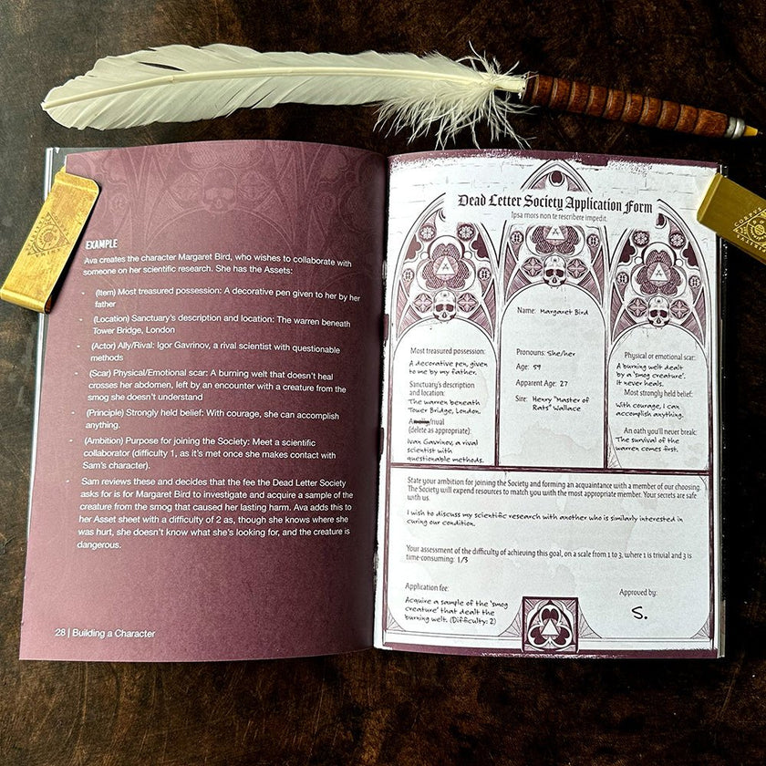 Dead Letter Society – Tabletop Bookshelf